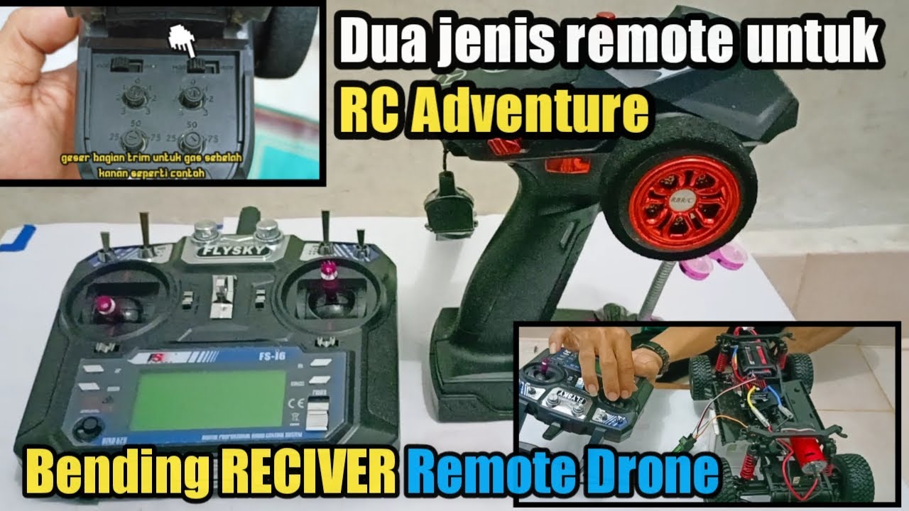 Perbedaan remote adventure dan remote drone , mana yang bagus - YouTube