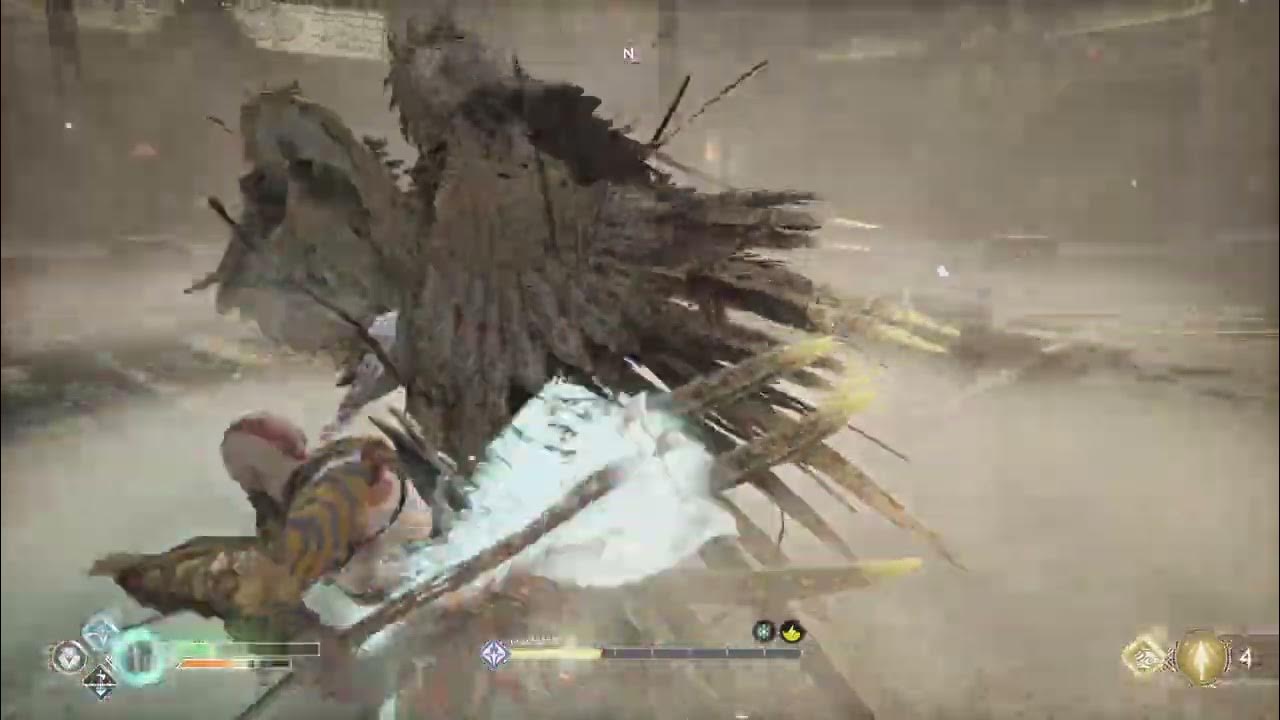 God of War 4 valkiria fight PS5 - YouTube