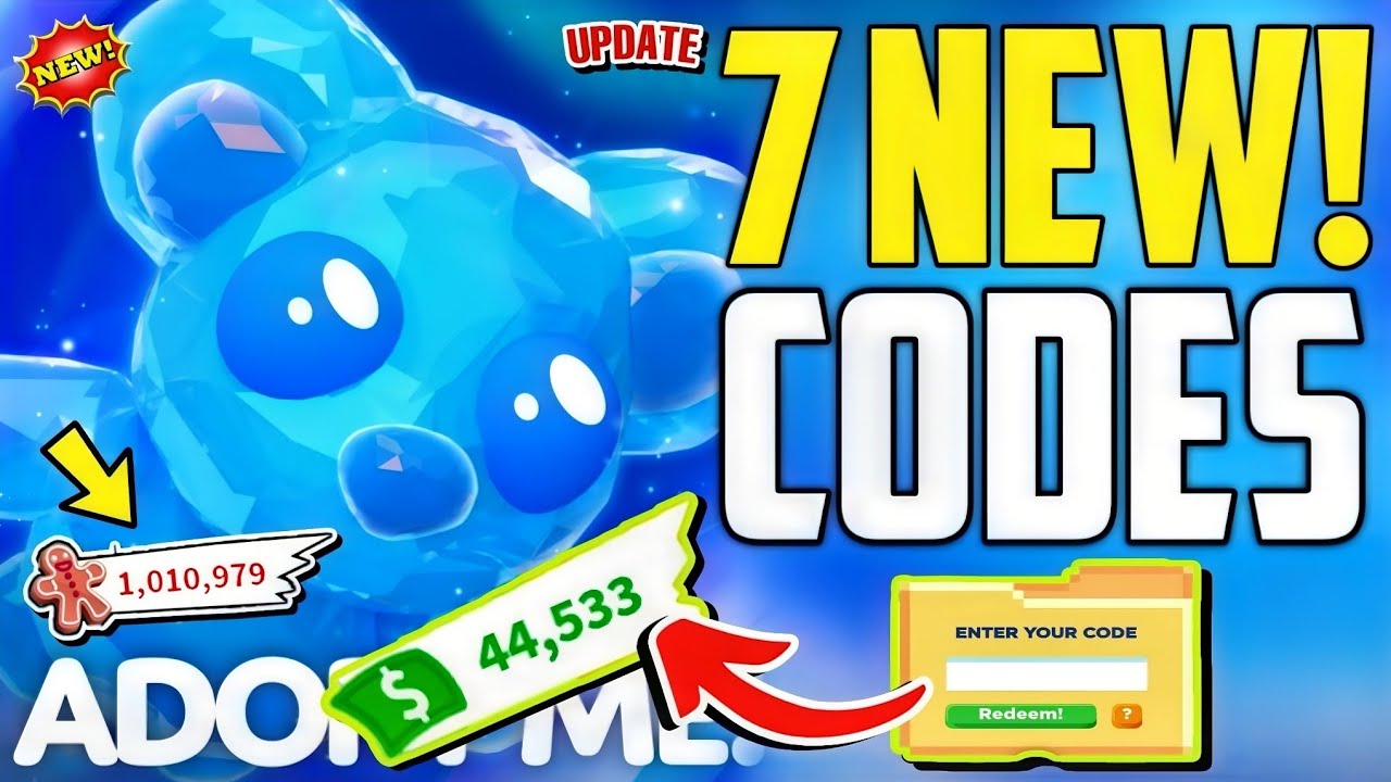 ⚠️New!⚡REDEEM⚠️ADOPT ME ROBLOX CODES - ADOPT ME CODES - CODES FOR ADOPT ...