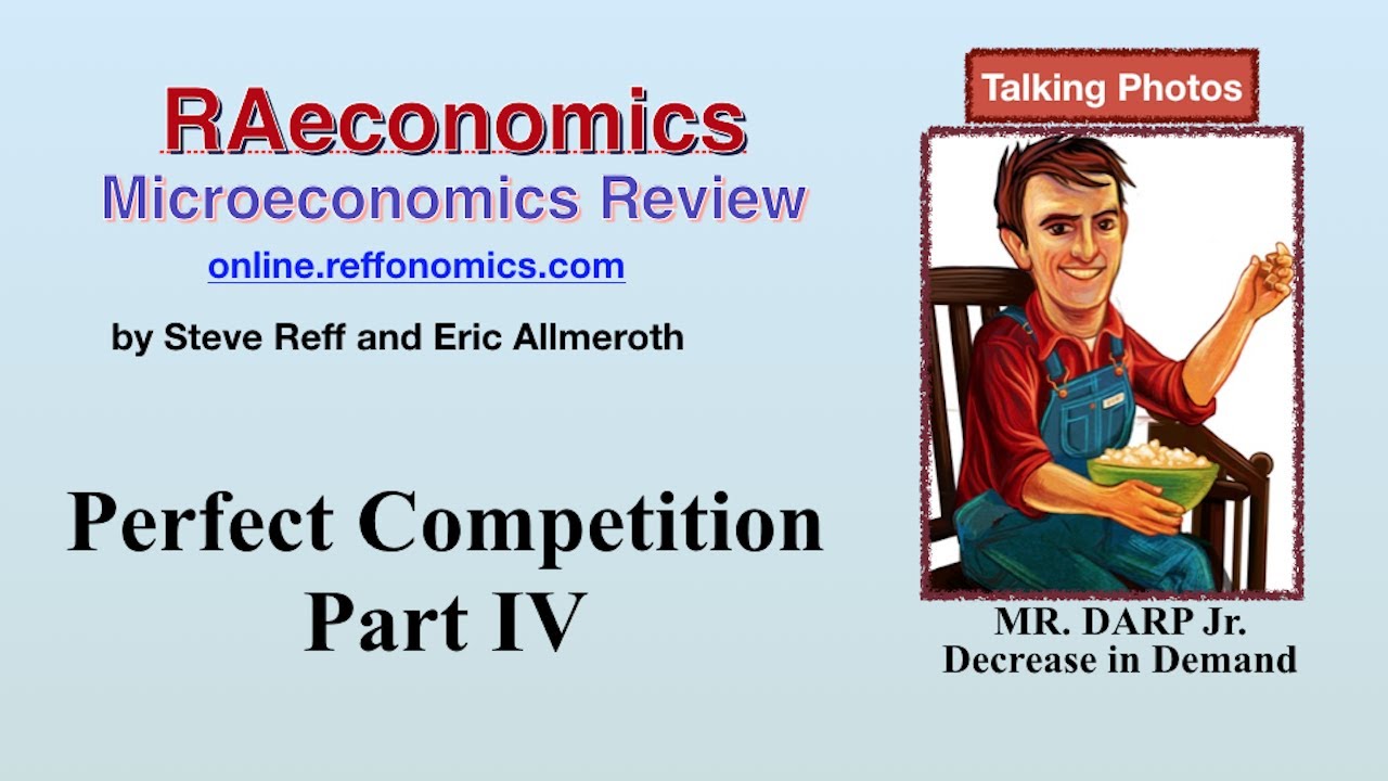 MicroEcon Review of Perfect Competition - Constant Cost Industry - (Pt ...