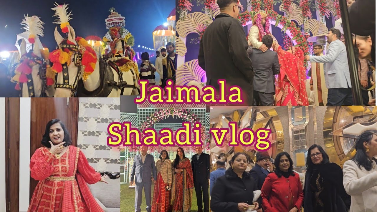 Asi Jaimala aapna dekhi nahi hogi// dulha ki baggi / Jaimala @ Astyagi ...