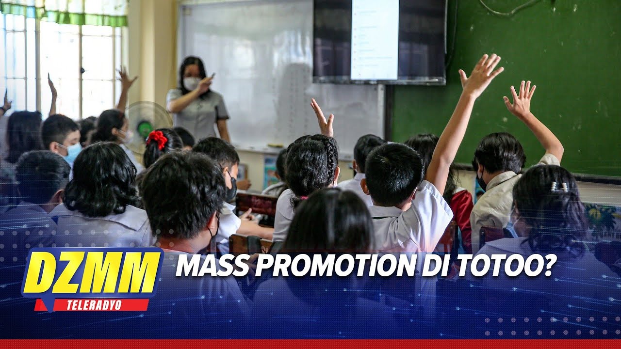 DepEd: Walang polisiya hinggil sa mass promotion | DZMM TeleRadyo - YouTube