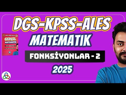 Fonksiyonlar | 2. Video | DGS-KPSS-ALES Matematik | 2026 |