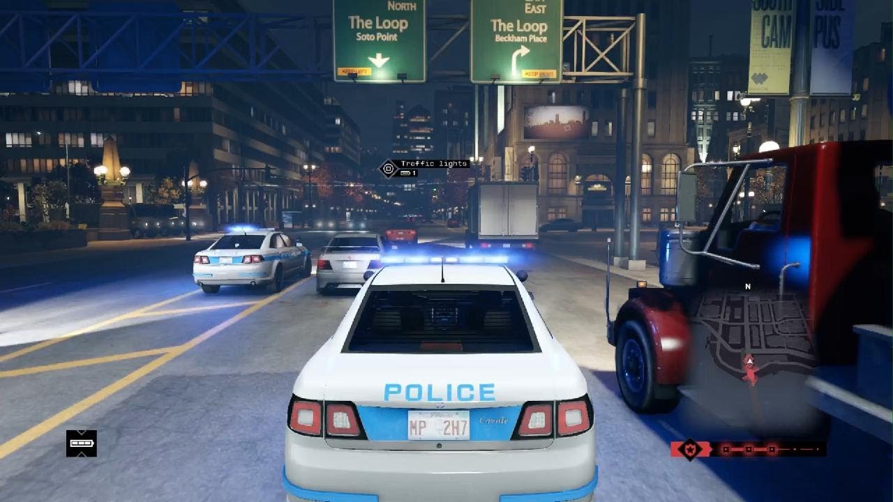 WATCH DOGS Slow Police Chase - YouTube