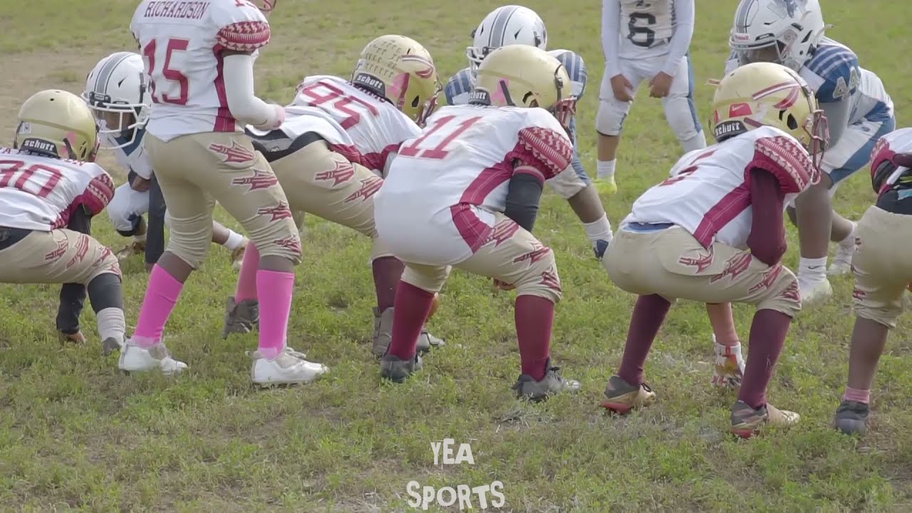 Xzavier Rivera| OL/LB| North Philly Aztecs 7u| Highlights vs West ...