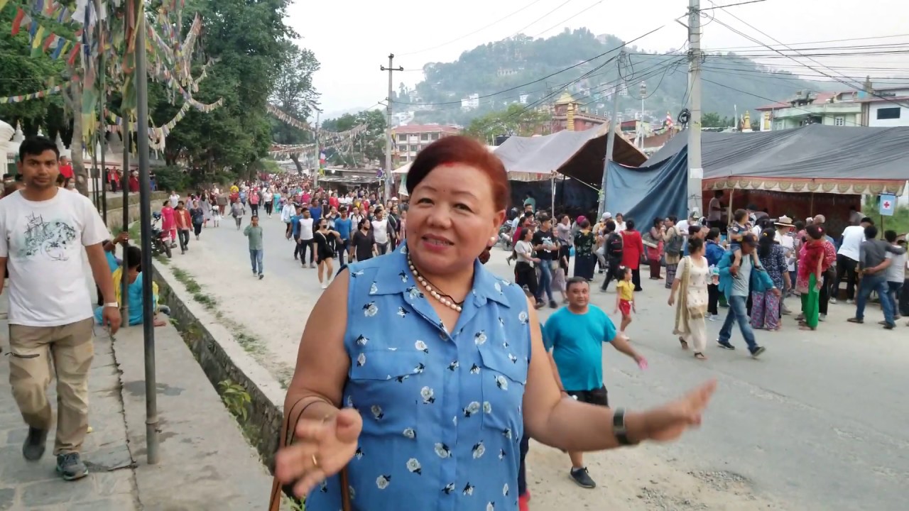 Doma Hyolmo ll Saka Dawa Kora (swayambhunath) - YouTube