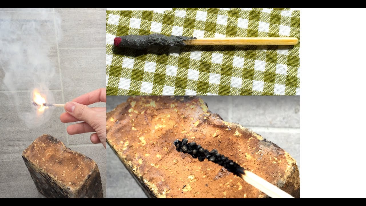 How to make Homemade self Igniting Stormproof Matches - YouTube