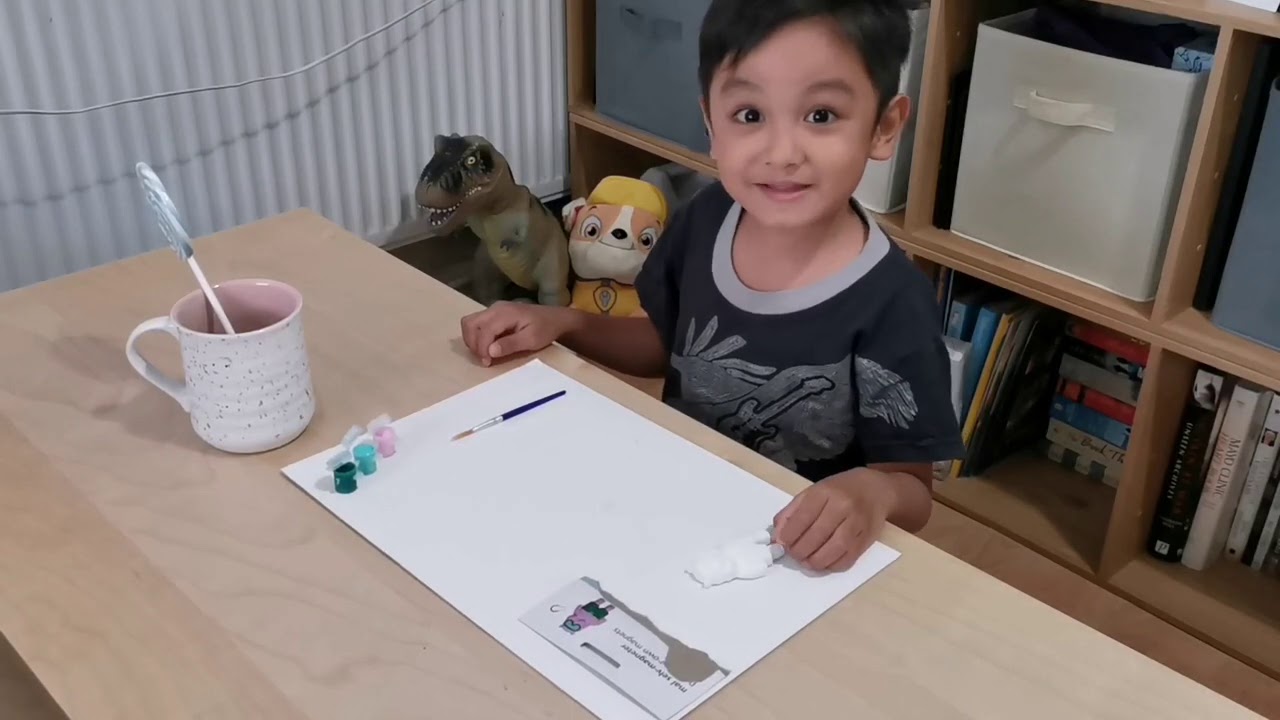 Flying tiger paint your own magnets - YouTube