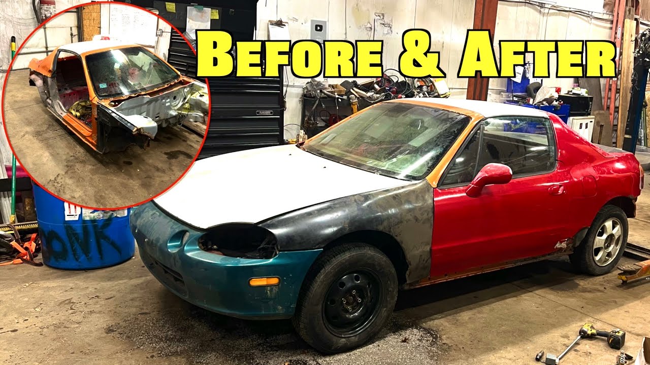 Starting a 94 Honda Del Sol Build | Giving it Away - YouTube