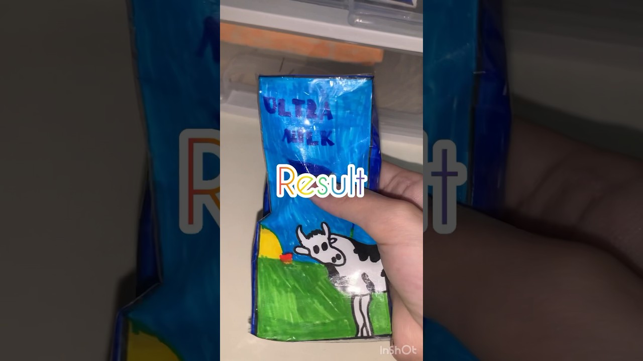 How to make a paper squishy "Ultra milk" #kreatif #papersquishy #fypシ ...