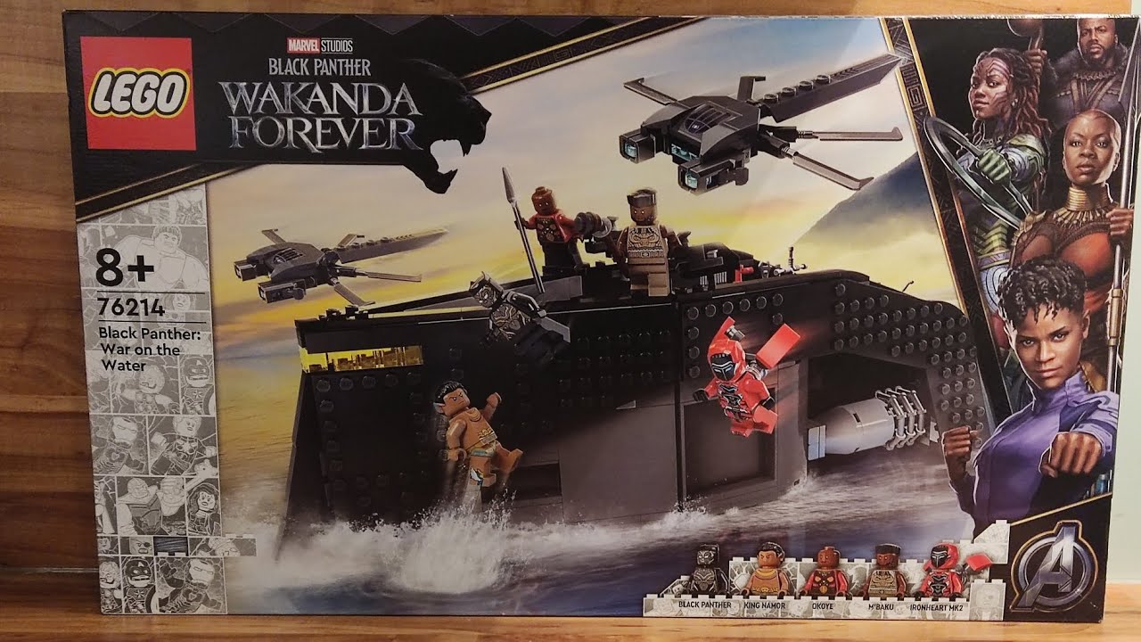 LEGO 76214 Marvel Black Panther Wakanda Forever - War on the Water ...
