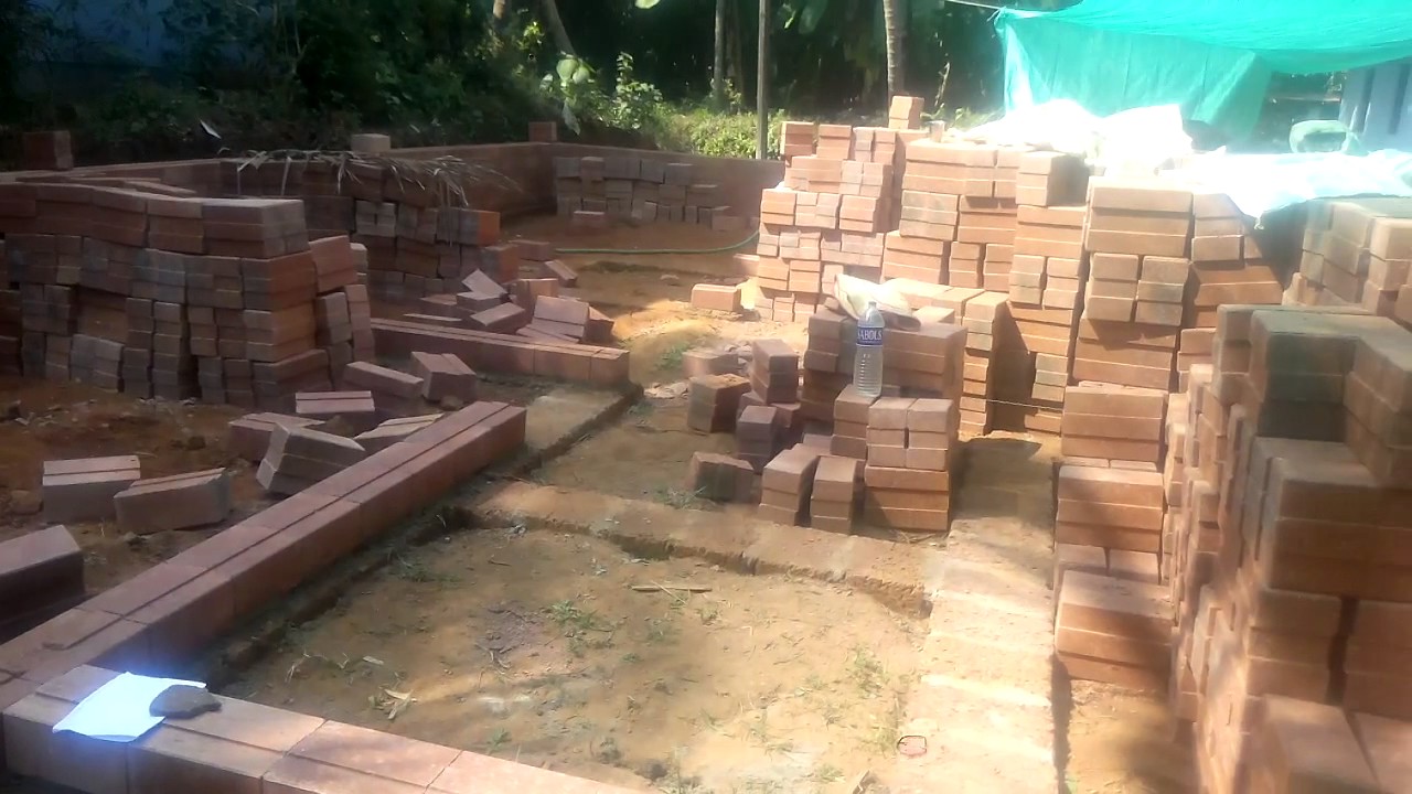 Interlock Brick house Work Construction 12 - YouTube