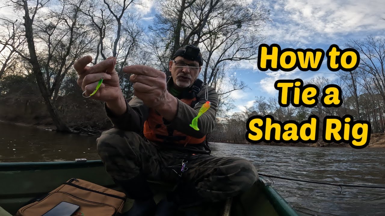 #1 Best Way on How to Tie a Shad Rig - YouTube