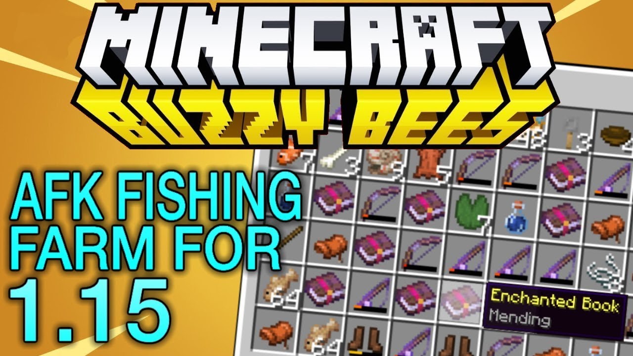 Minecraft 1.15 (With an Auto Clicker) - How To Build The BEST AFK FISH ...