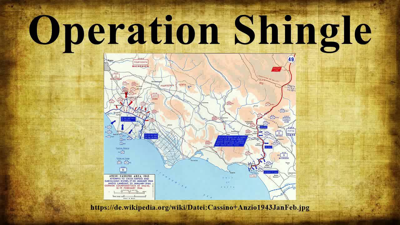 Operation Shingle - YouTube