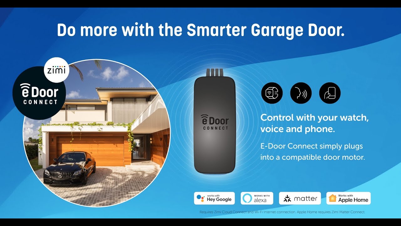 E-Door Connect - Smarter Garage Door Controller - YouTube