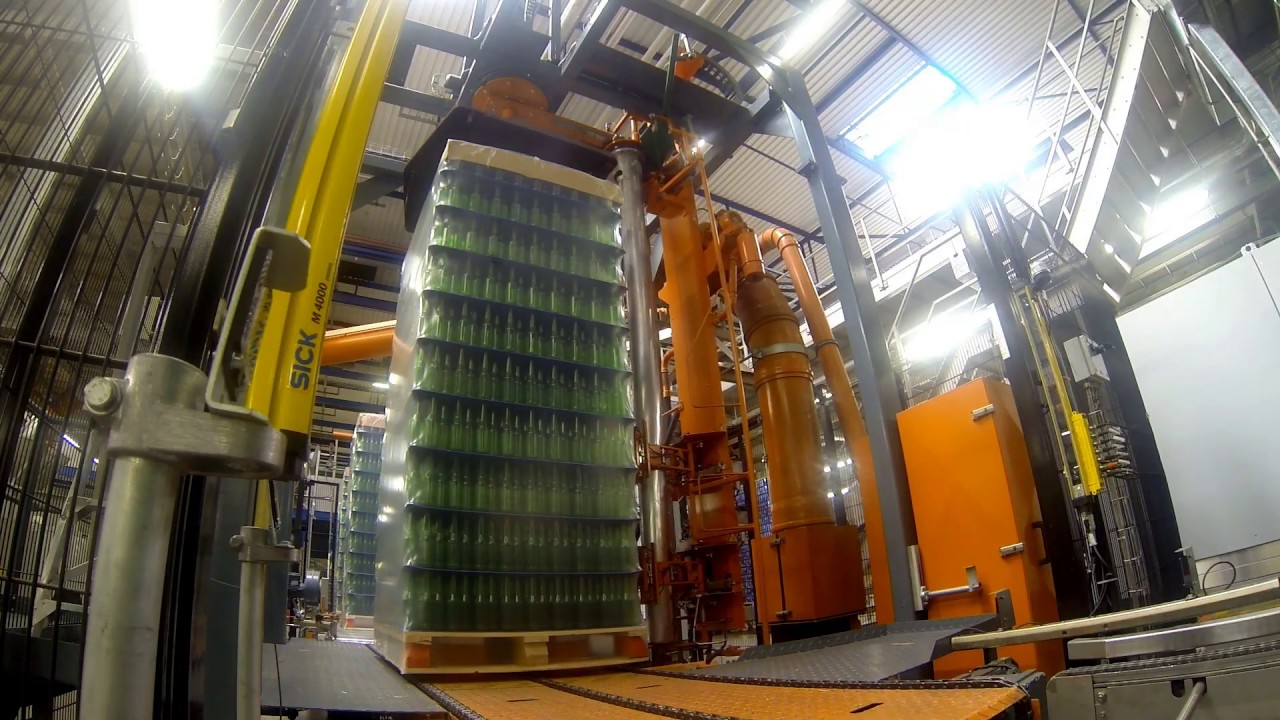 Fully automated unwrapping machine for pallets – MSK Defotech - YouTube