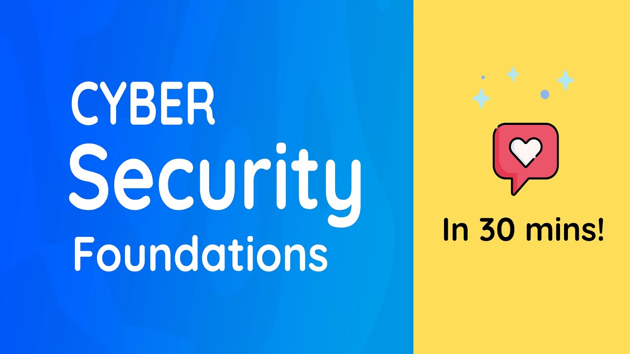 Cyber Security Foundations | Animated | Short Course! - YouTube