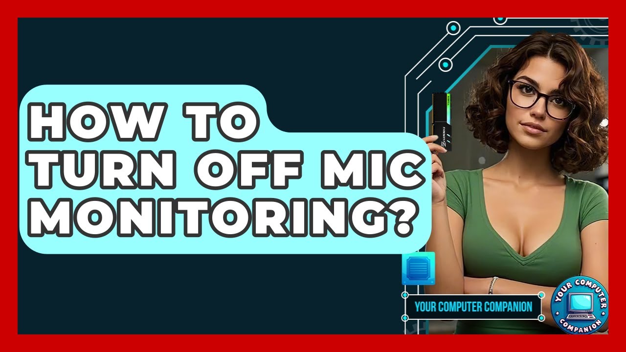 How To Turn Off Mic Monitoring? - Your Computer Companion - YouTube