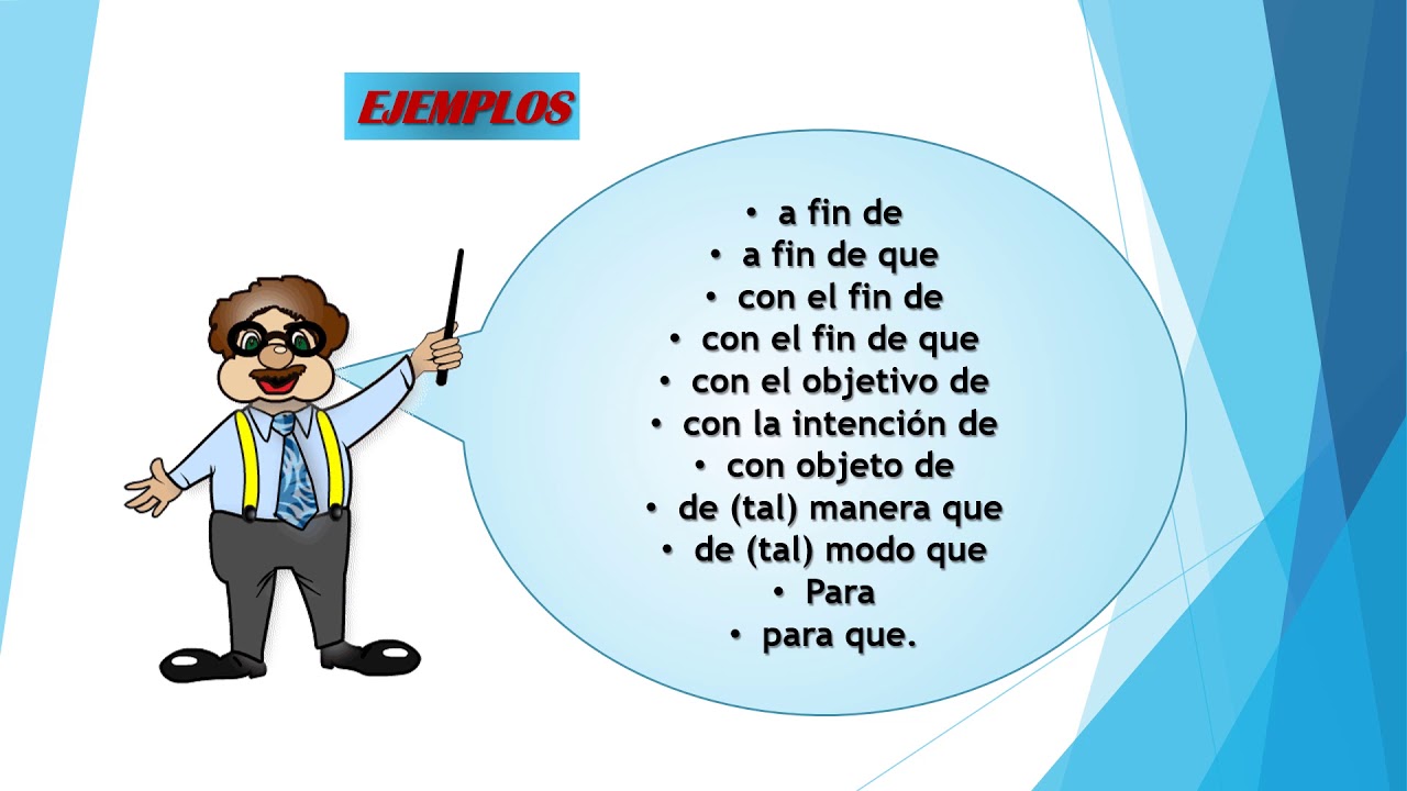 conectores de finalidad - YouTube