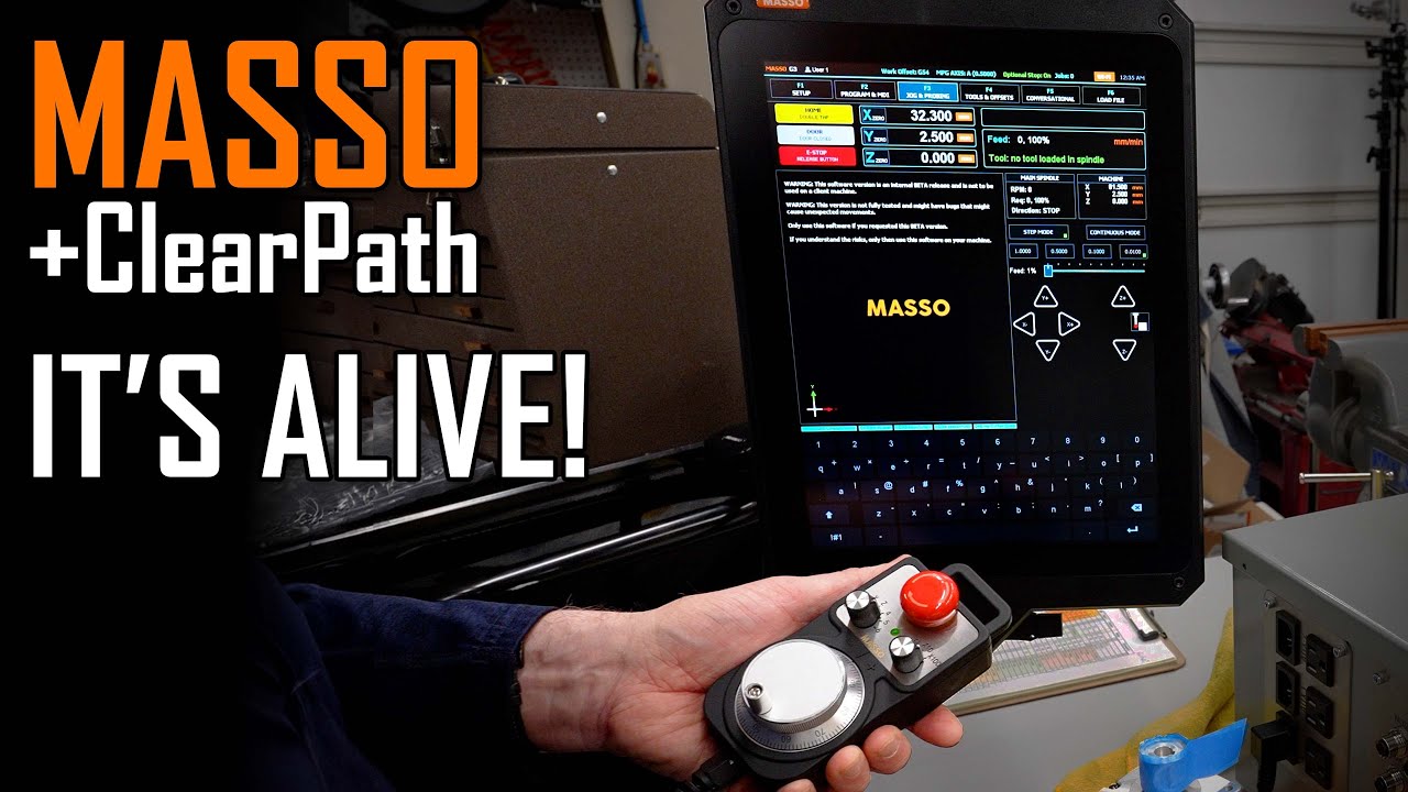 MASSO CNC Build Part 4: First Motion! - YouTube