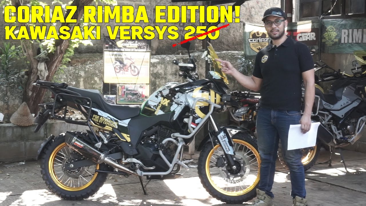 FULL MODIFIKASI KAWASAKI VERSYS-X 250 / 300 CORIAZ RIMBA EDITION | SIAP ...