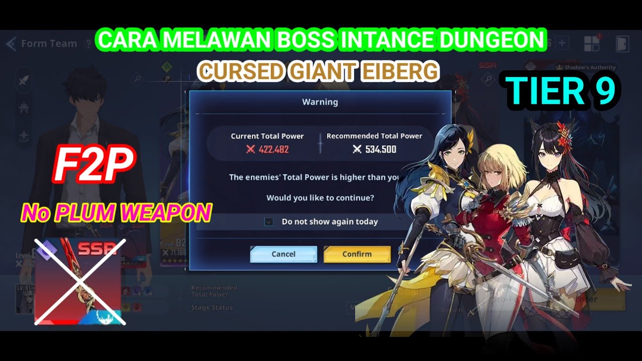 Instance Dungeon: Cursed Giant Eiberg, Solo Leveling Arise F2P without ...
