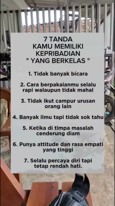 7 tanda kamu memiliki kepribadian yang berkelas - YouTube