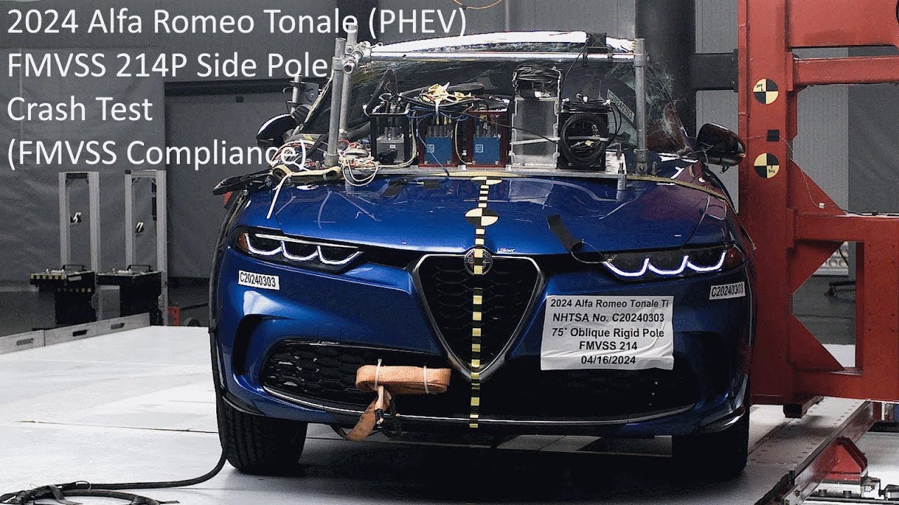 2023-2025 Alfa Romeo Tonale / Dodge Hornet (PHEV) FMVSS 214P Side Pole ...