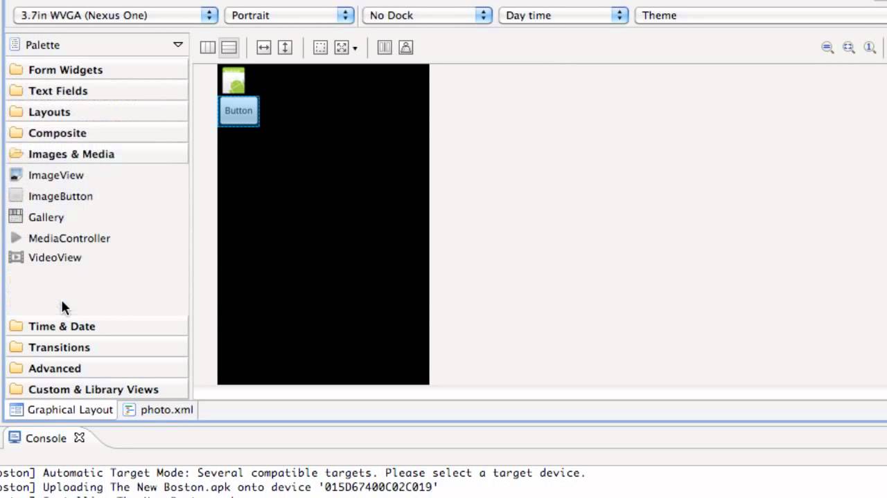 Android Application Development Tutorial 38 Xml Imageview For Camera Application Youtube
