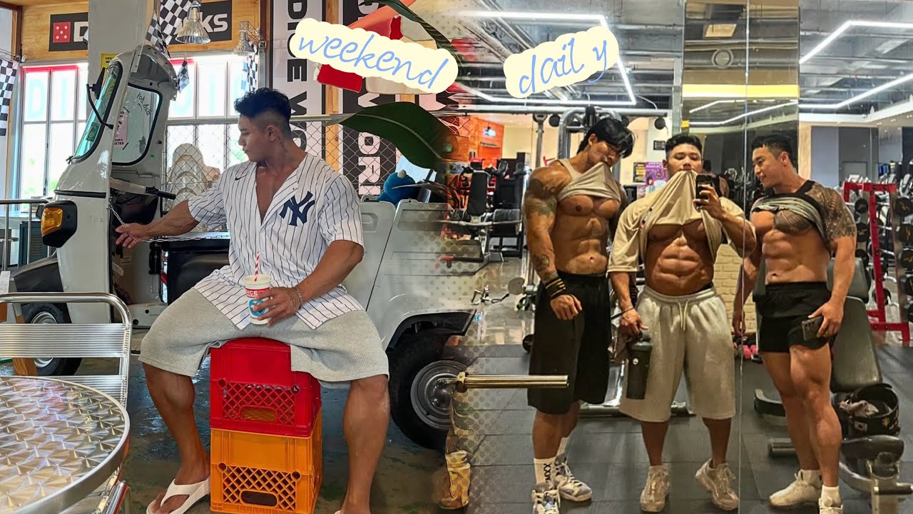 [대회준비 Vlog] 인생카페 발견ㅣ휴식, 가슴운동 - YouTube