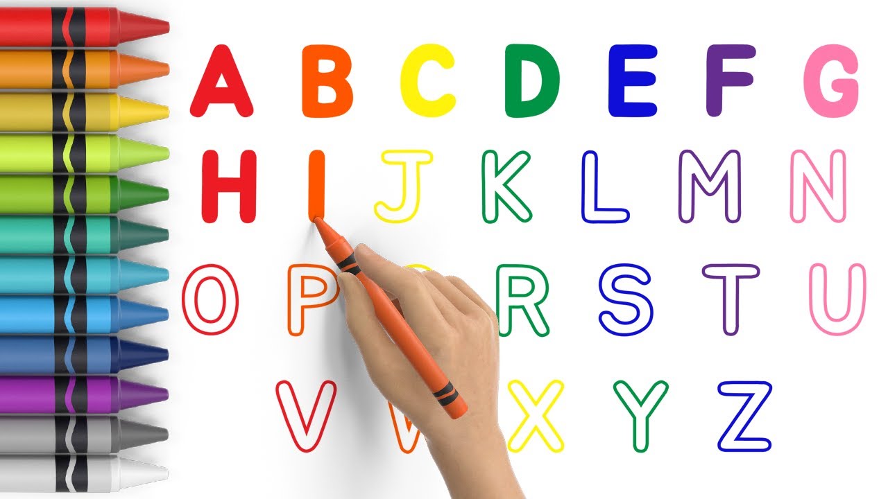 Alphabet song | Learn English | A to Z | Crayon Alphabet | ABC ...