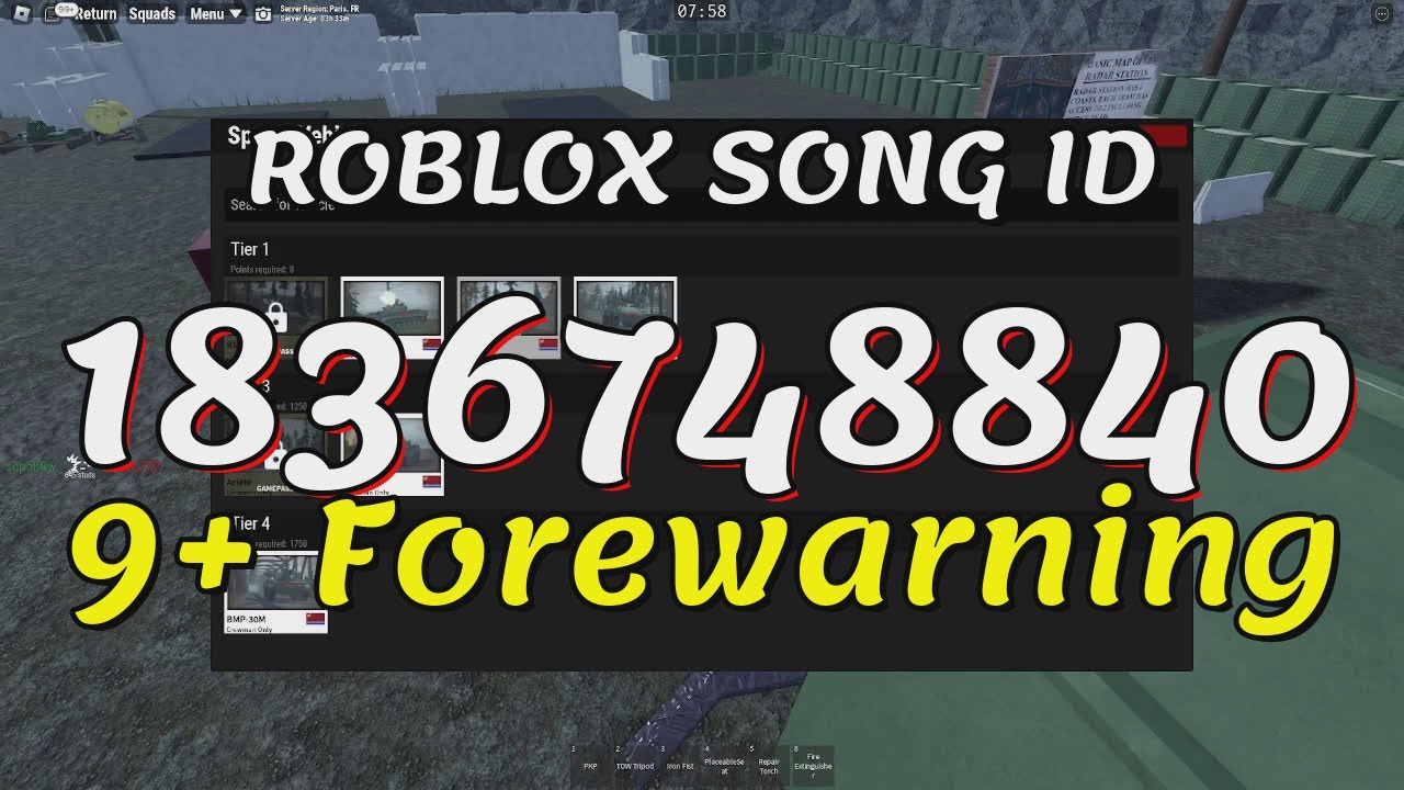 9+ Forewarning Roblox Song IDs/Codes - YouTube