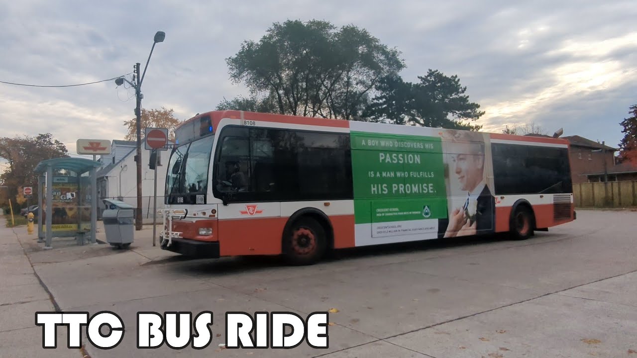 TTC Route 98 Bus Ride From Steeles Avenue East Loop To Cactus Ave ...