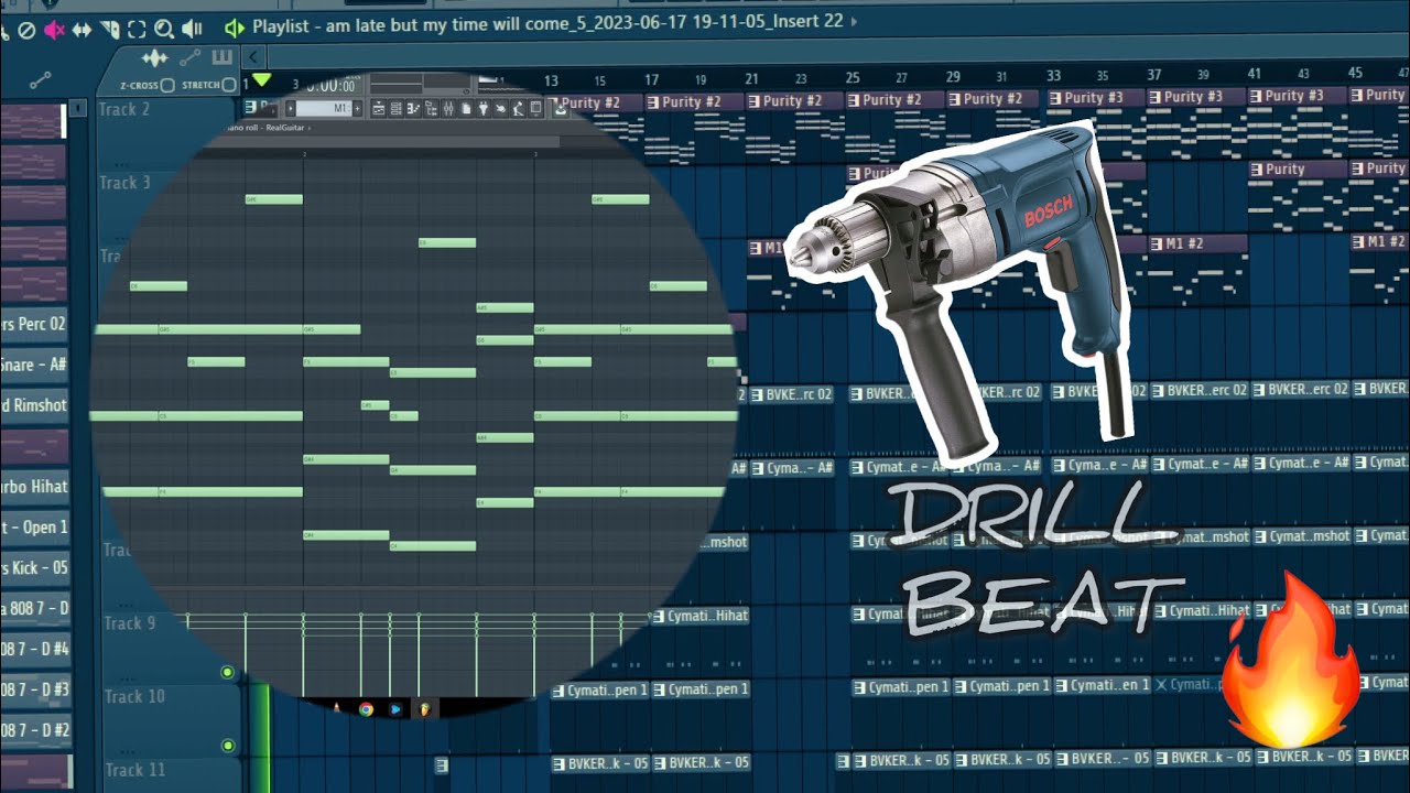 Fl Studio Producer makes insane Drill Beat for the first time…. Insane ...