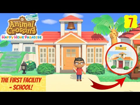 Happy Home Paradise DLC - How to design the School / Facility | ACNH 2. ...