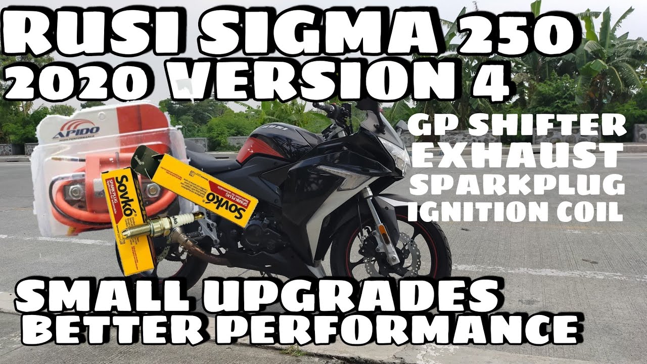 RUSI SIGMA 250 SMALL UPGRADES - YouTube