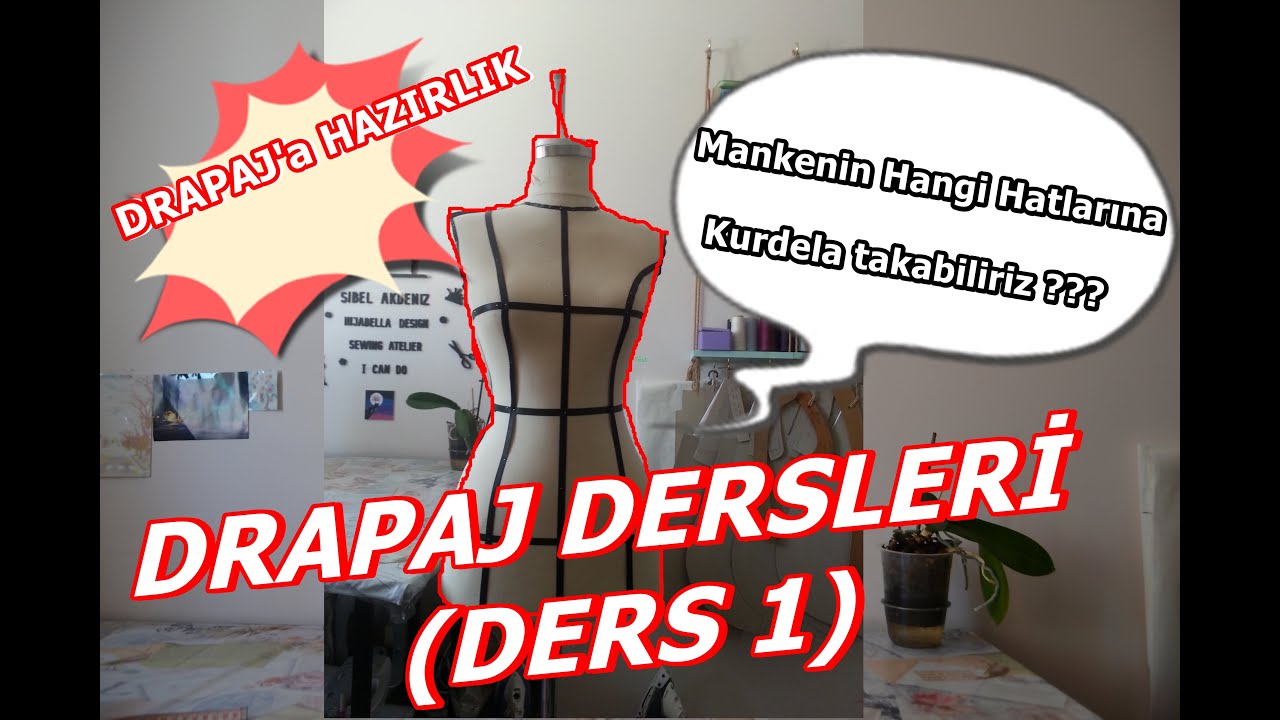 MANKENİ DRAPAJ İÇİN HAZIRLAMAK/ Sıfırdan Drapaj Yapalım - YouTube