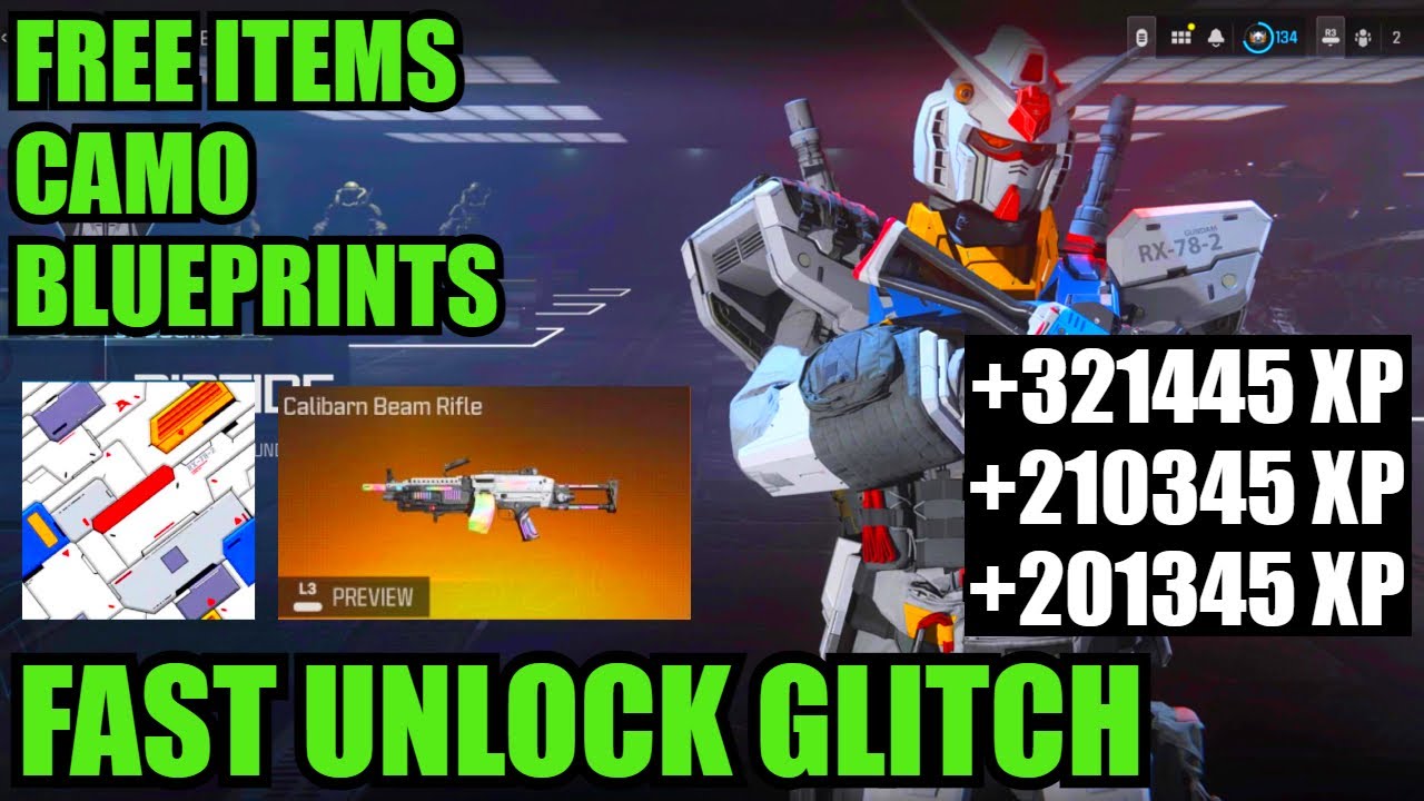 *NEW* FAST UNLOCK GLITCH MW3 for FREE ITEMS/CAMOS/MORE + MW3 XP GLITCH ...