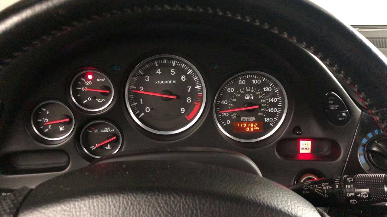 FD3S warning buzzer at 2k startup - YouTube