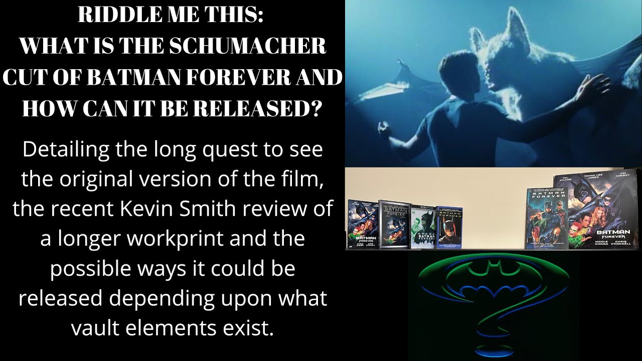 Riddle Me This: What Is The Schumacher Cut of Batman Forever And How ...