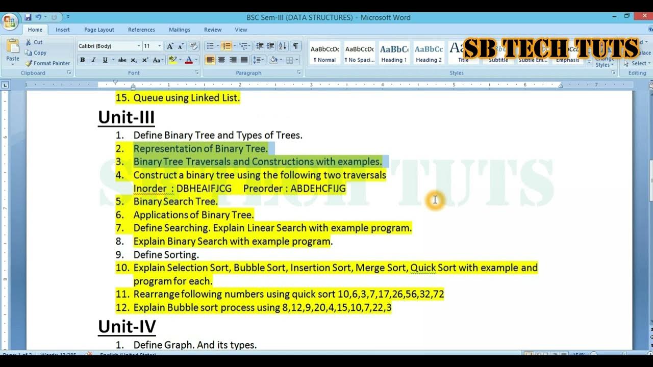 DATA STRUCTURES Important Questions DATA STRUCTURES Telugu BSC data-structures-important-questions-data-structures-telugu-bsc