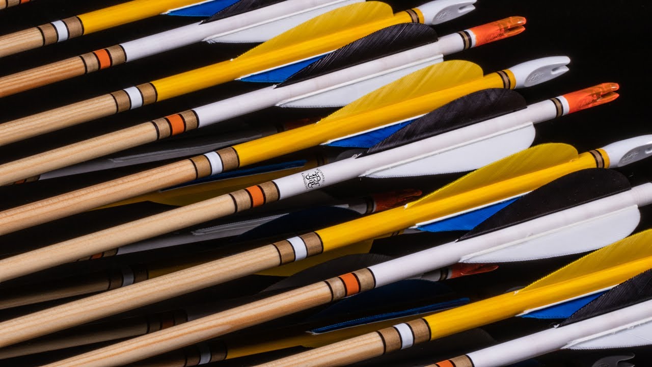 Arrows made in the Longbow Bowyers and Fletchers workshop this week ...