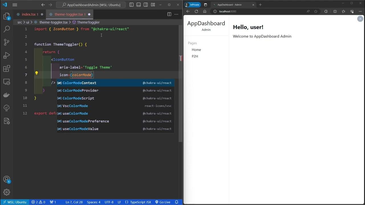 Learn React JS | Dashboard Topbar - Theme Toggler | No Talking - YouTube