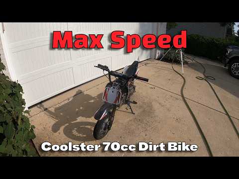 Max Speed Of the Coolster 70cc Dirt Bike