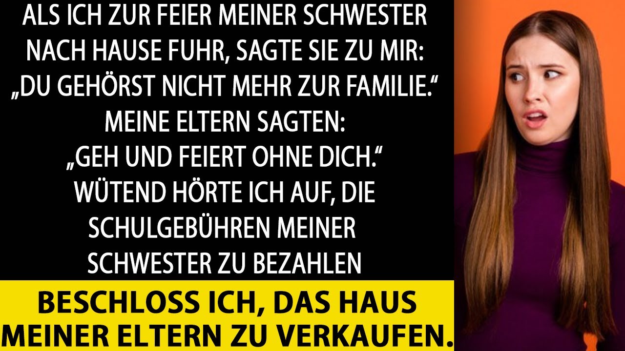 Ihre Worte auf der Party waren zu viel – am nächsten Tag verkaufte ich ...