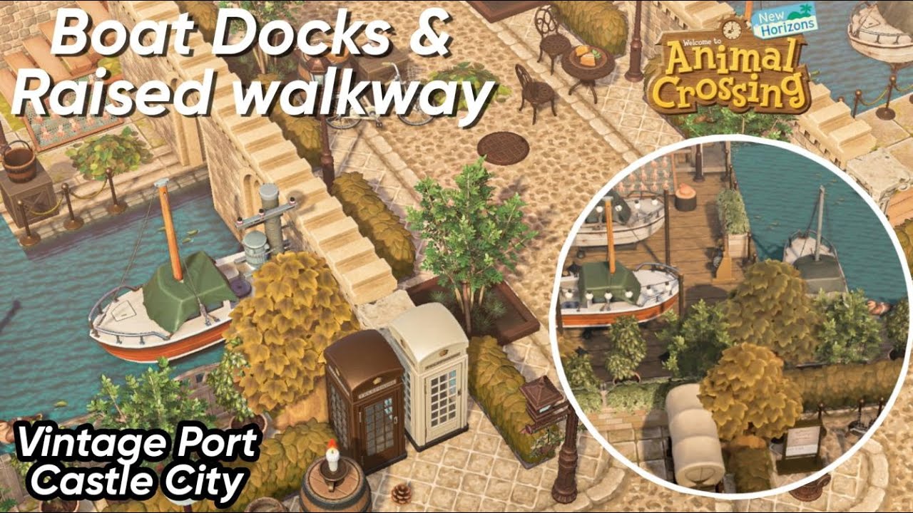 Boat Docks&Raised Walkway//Vintage Port Castle City Island//decorating ...