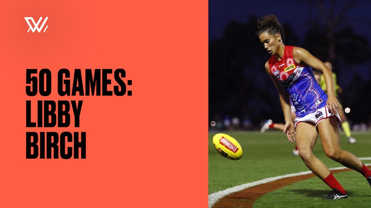 Libby Birch joins the 50 club | AFLW - YouTube