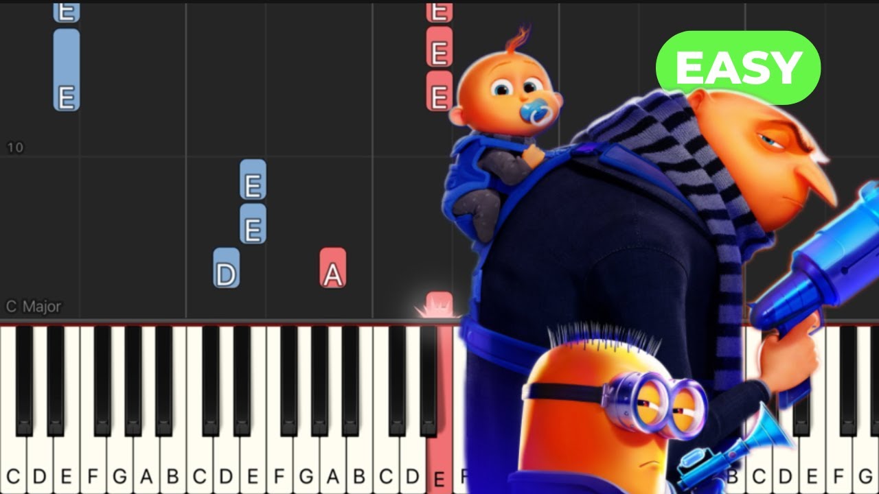 Double Life - (‘Despicable Me 4’) Piano Tutorial + Sheets - YouTube