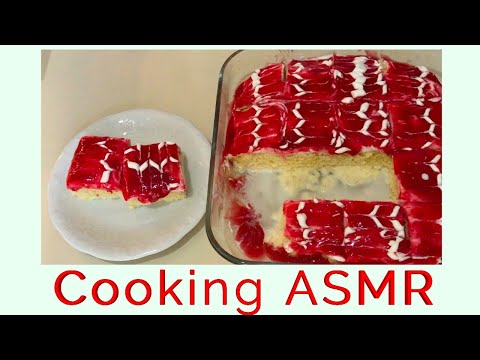 Frambuazlı TRİLEÇE 🍰 Tres Leches Cake 😍COOKİNG ASMR 🎧 Rahatlatıcı Yemek Yapma Sesleri     #evdekal